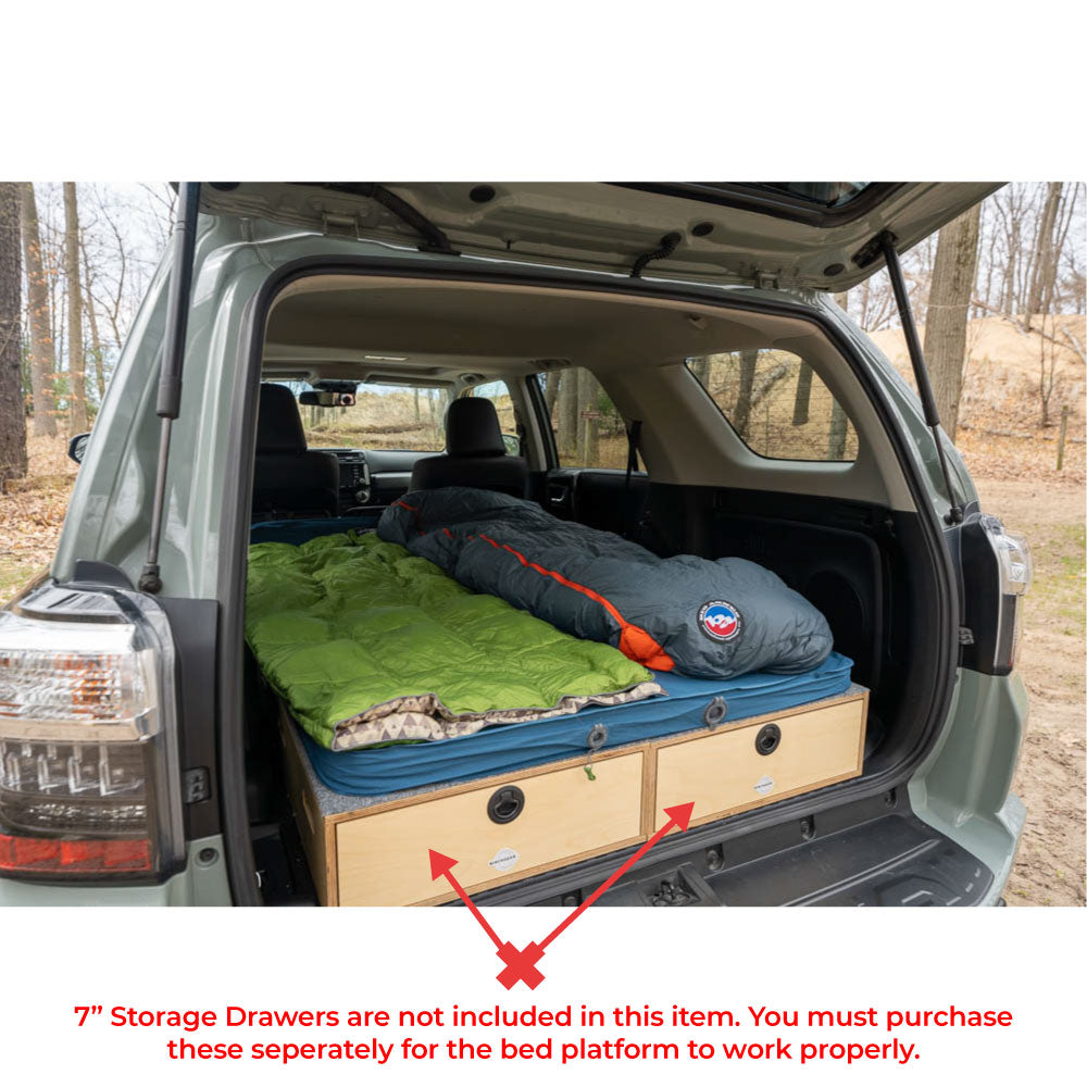 Double Bed Platform for Toyota 4Runner (5th Gen.) (Drawer System Add-o ...